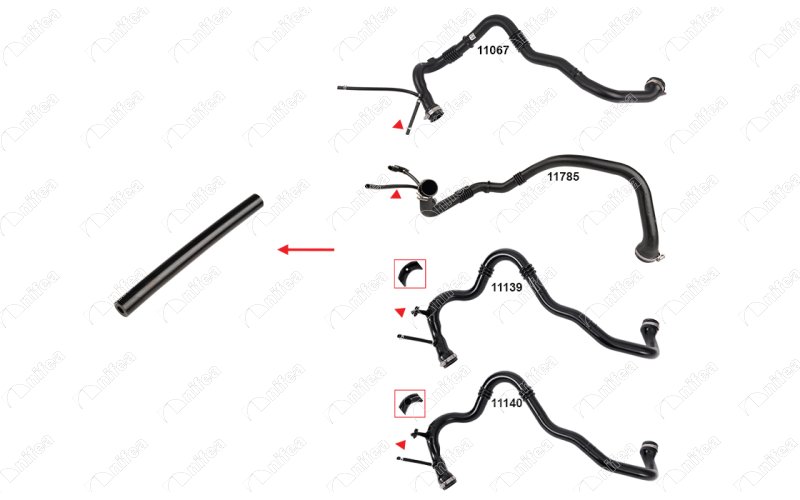 11140 - 8200598010, 8200469423 - Turbo Borusu - Narin Kauçuk