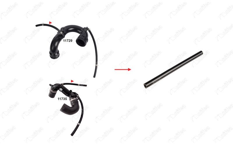 11366 - 8200404193, 8200136780, 8200290501 - Turbo Pıpe Hose - Narin Kauçuk