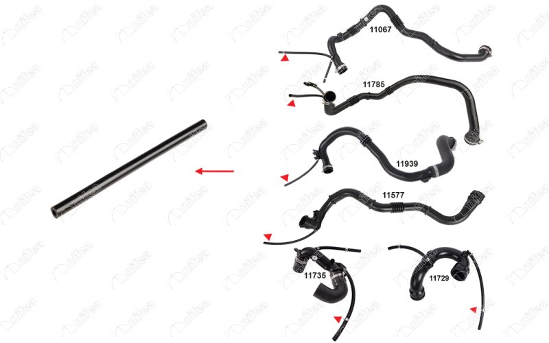 11735 - 8200770644, 8200248529, 8200248814 - Turbo Hose - Narin Kauçuk