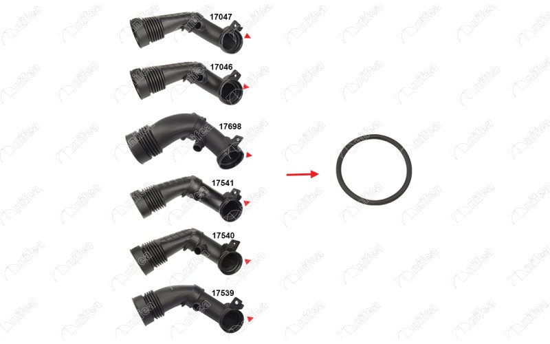 17541 - 9810921180 - Turbo Borusu - Narin Kauçuk