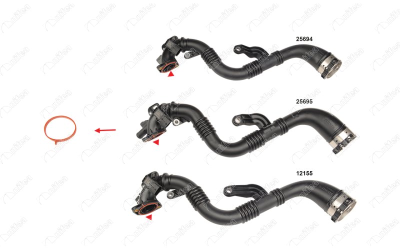 12155 - 144603650R, 144605014R - Turbo Borusu - Narin Kauçuk