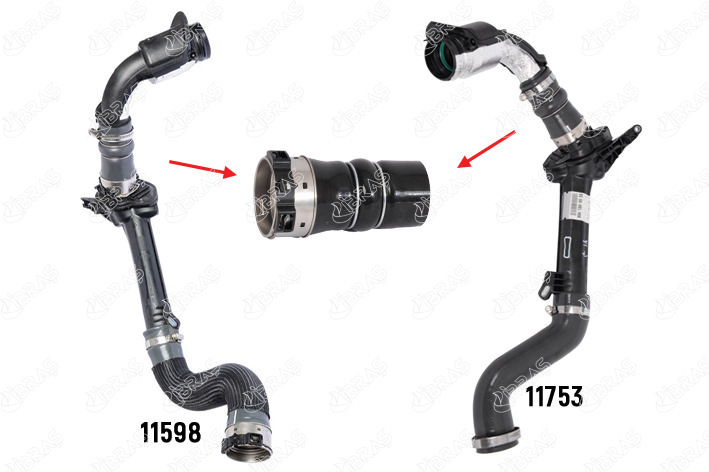 11598 - 144602487R - Turbo Hose excludıng Plastıc Pıpe - Narin Kauçuk
